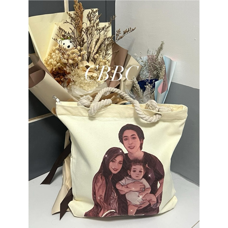 Customize tote bag ( Canvas ) | Shopee Malaysia