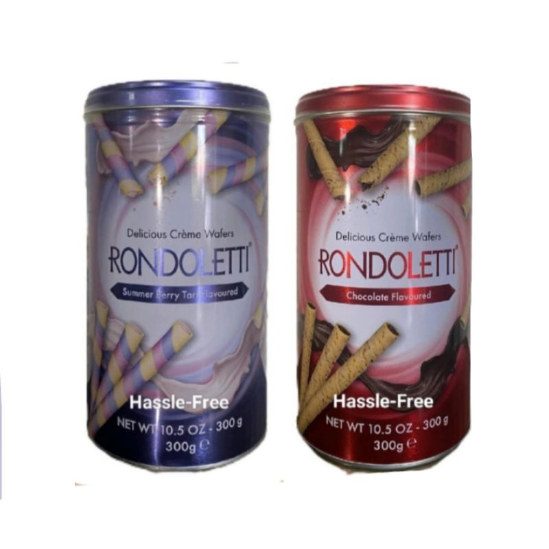 RONDOLETTI DELICIOUS CREME WAFERS FLAVORED (300g) Made in Indonesia ...