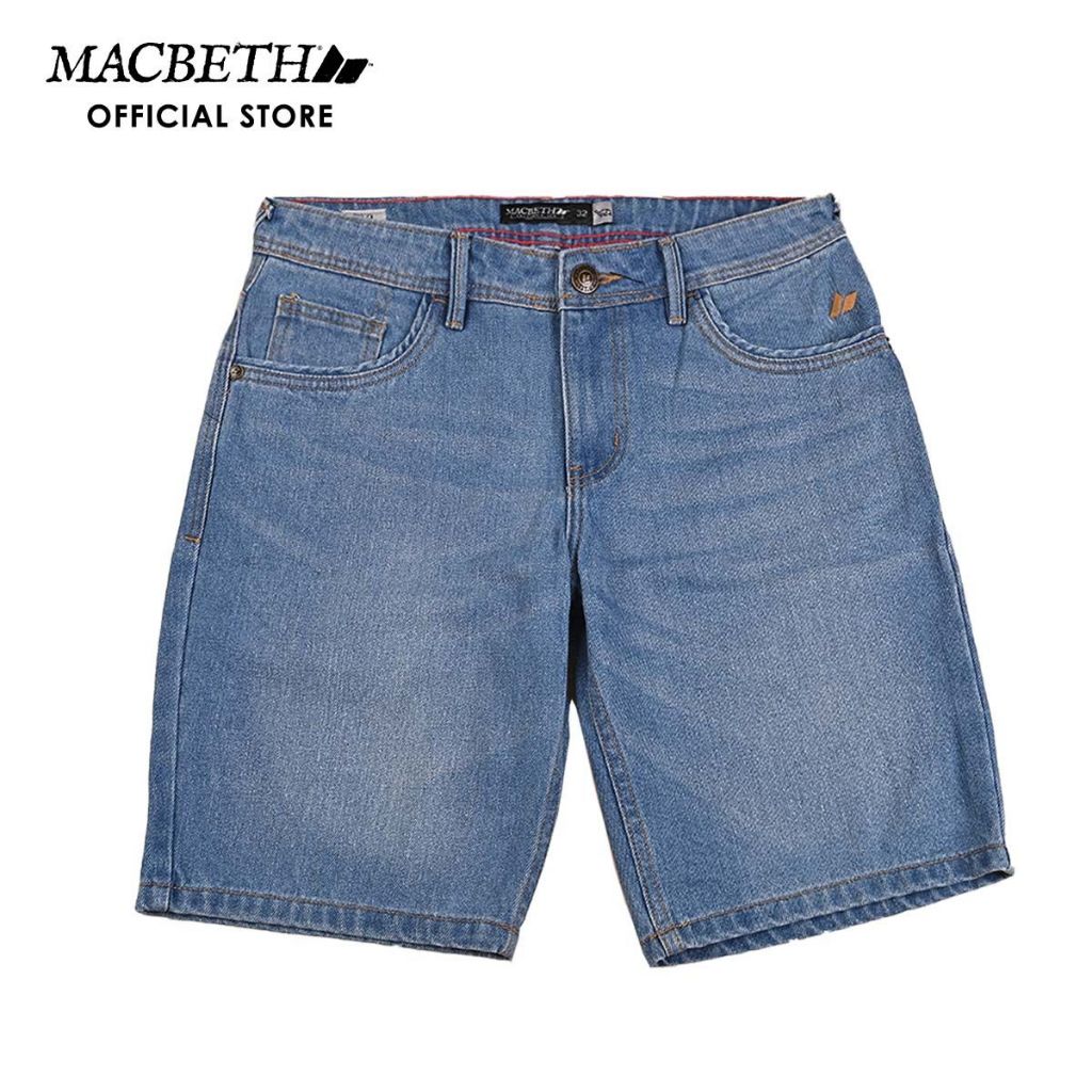 Macbeth Men's Reg. Denim Short " SLIM TAPPERED SHORT " | Shopee Malaysia