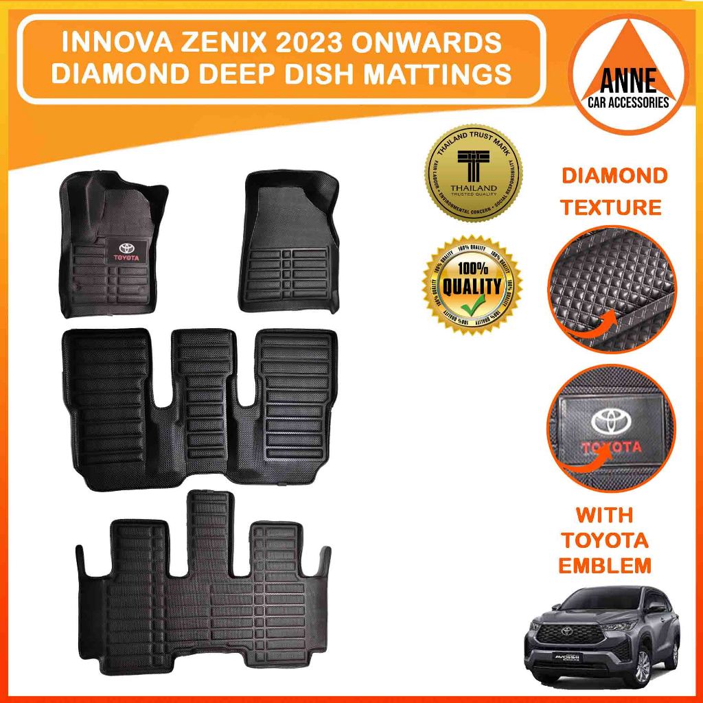 TPE / Diamond Car Deep Dish Matting for Toyota Innova Zenix 2023 ...