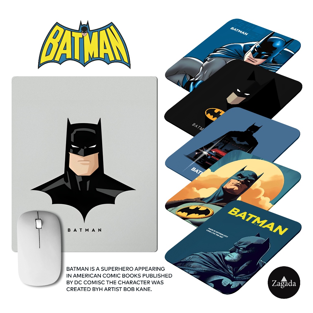 Batman DC Comics Mouse Pad Collection Gift Ideas for Gaming, Study and ...