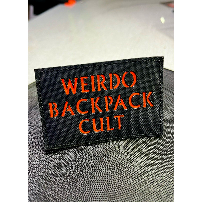 Weirdo Backpack Cult morale patch | Shopee Malaysia