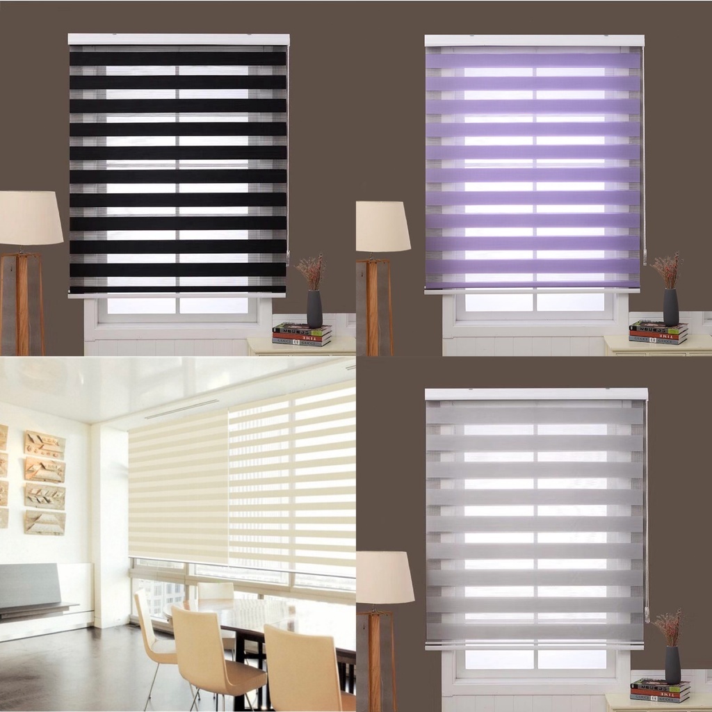 Multi size blinds Venice multi roll up blinds size 60cm 80cm 100cm ...