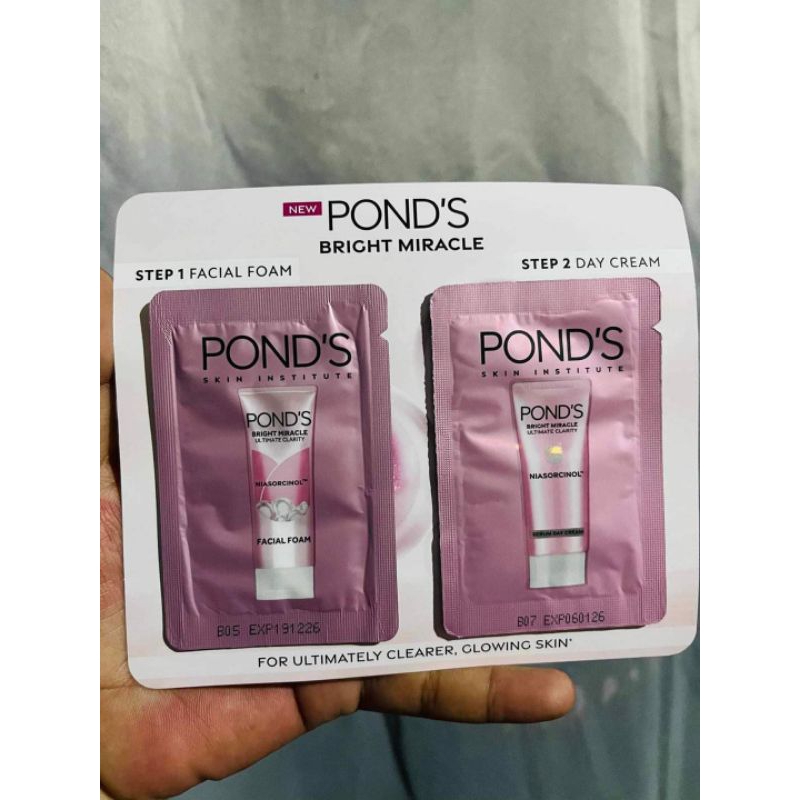 PONDS SET SACHET (FACIAL FOAM + CREAM) | Shopee Malaysia