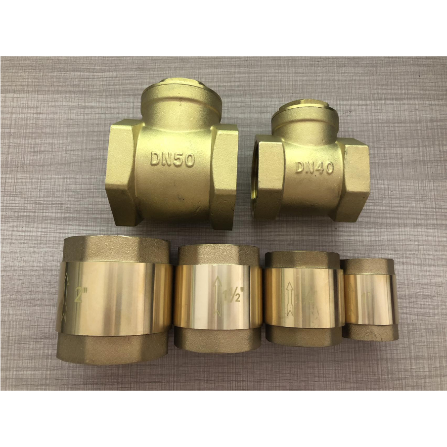 Brass Copper Swing valve ,check valve Thread Spring Vertical Pump ...