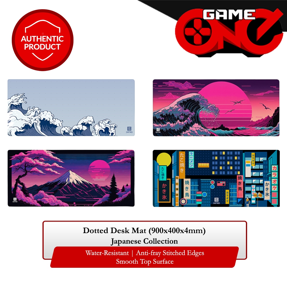 Dotted Desk Mat Japanese Collection XXL (900x400x4mm) | Shopee Malaysia