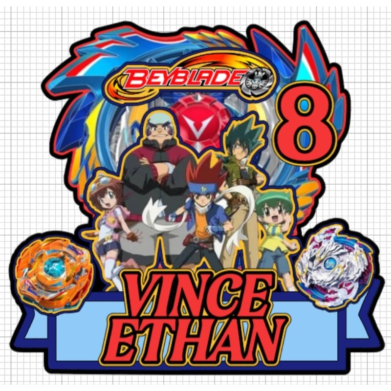 BeyBlade Customized Cake Topper | Shopee Malaysia