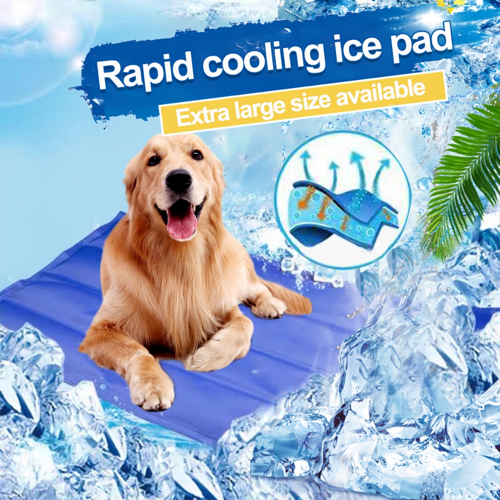 Cooling Pad For Dog Pet Cooling Gel Ice Pad Summer Ice Gel Pad Quick ...