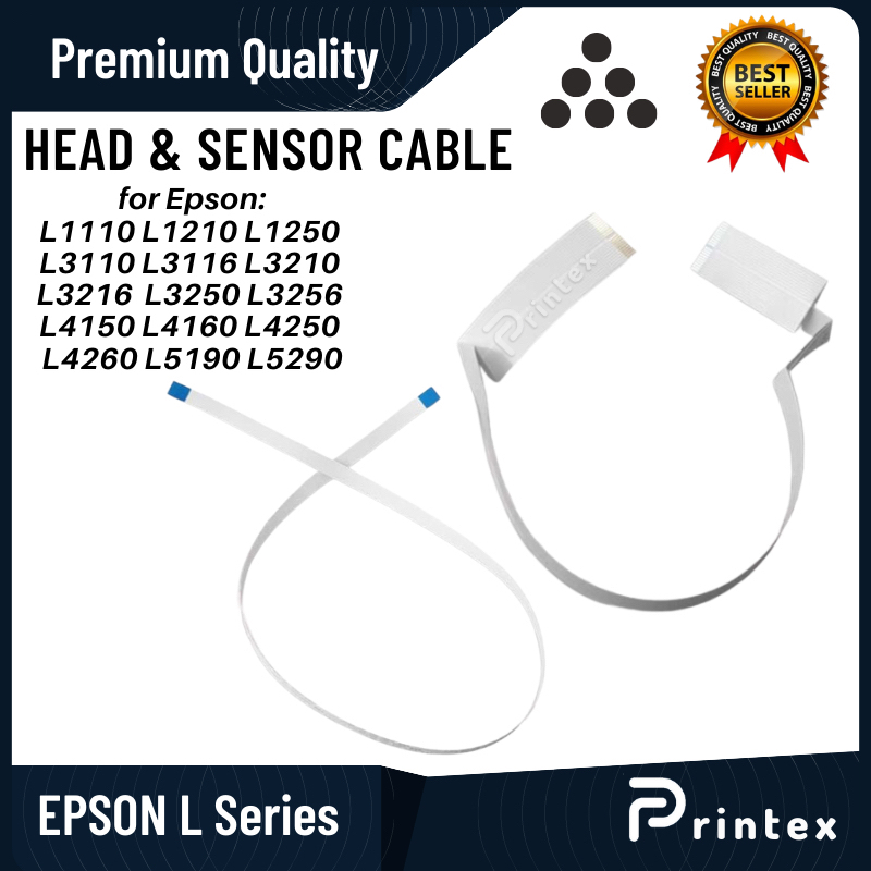 Printhead and sensor flex cable for Epson L1110 L1210 L1250 L3110 L3116 ...