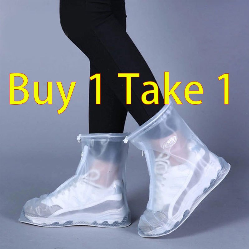 Waterproof Rain Shoe Cover Motorcycle Anti-slip pvc Padded Foldable ...