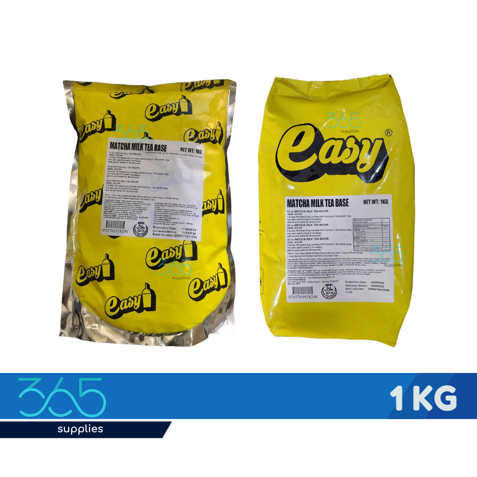 EASY BRAND - Powder Matcha flavour 1kg for Milktea, Coffee & Frappe ...