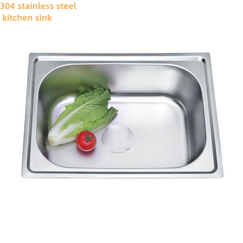 Good quality SUS304 STAINLESS STEEL SINGLE BOWL KITCHEN SINK W/ FREE ...