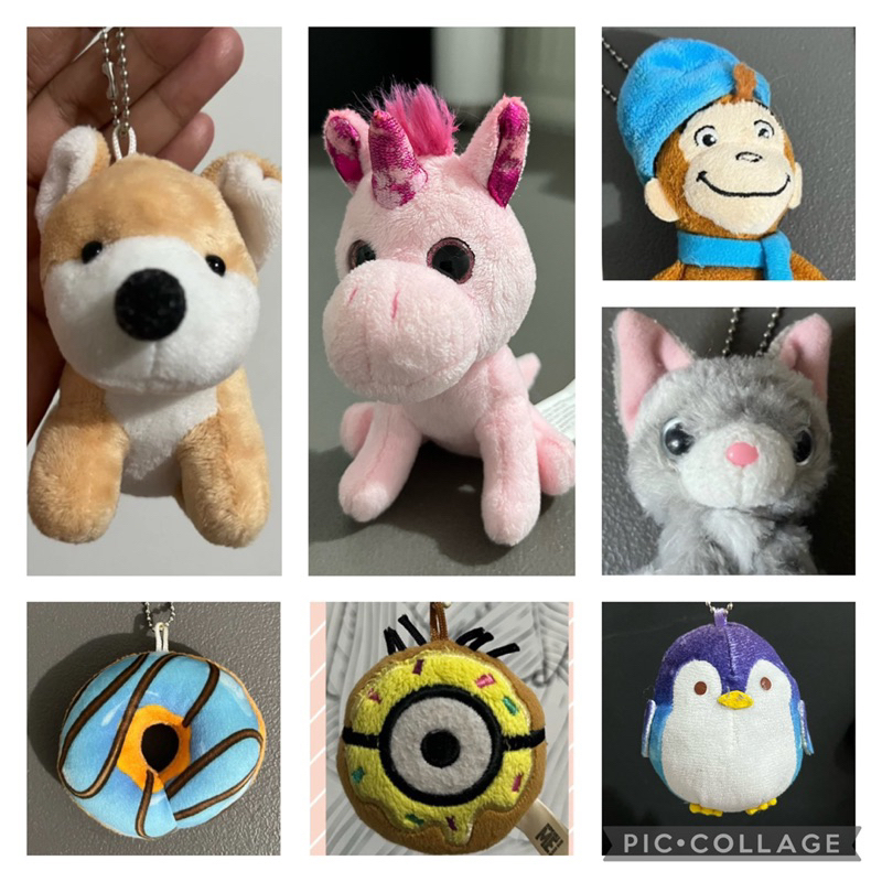 Charms / Keychains / Plushie of stuffed animals and cartoon characters ...