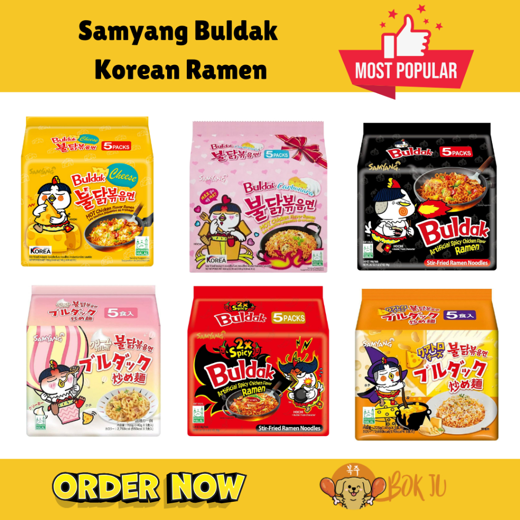 Samyang Buldak Korean Ramen Pack Bundle | Shopee Malaysia