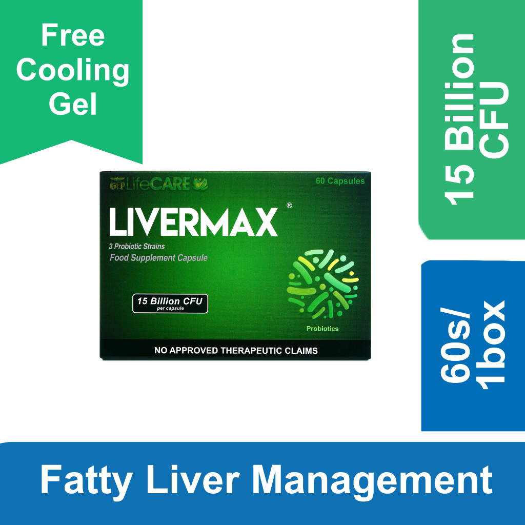 Livermax Probiotics l 1 Box l 60 Capsules for Fatty Liver (JUNE 2025 ...