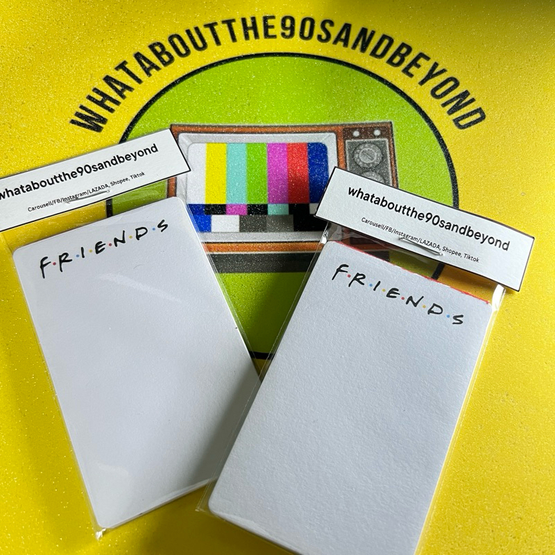 FRIENDS TV SERIESS NOTEPAD set of 2 (30 sheets) | Shopee Malaysia