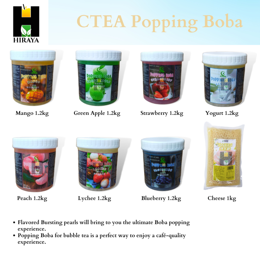 CTEA Popping boba 1.2kg / Popping boba Milktea/milktea sinkers/Sinker ...
