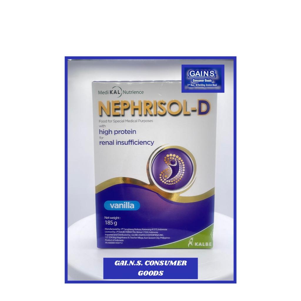 NEPHRISOL-D with high protein 185gm Vanila flavor expiry May2025 ...