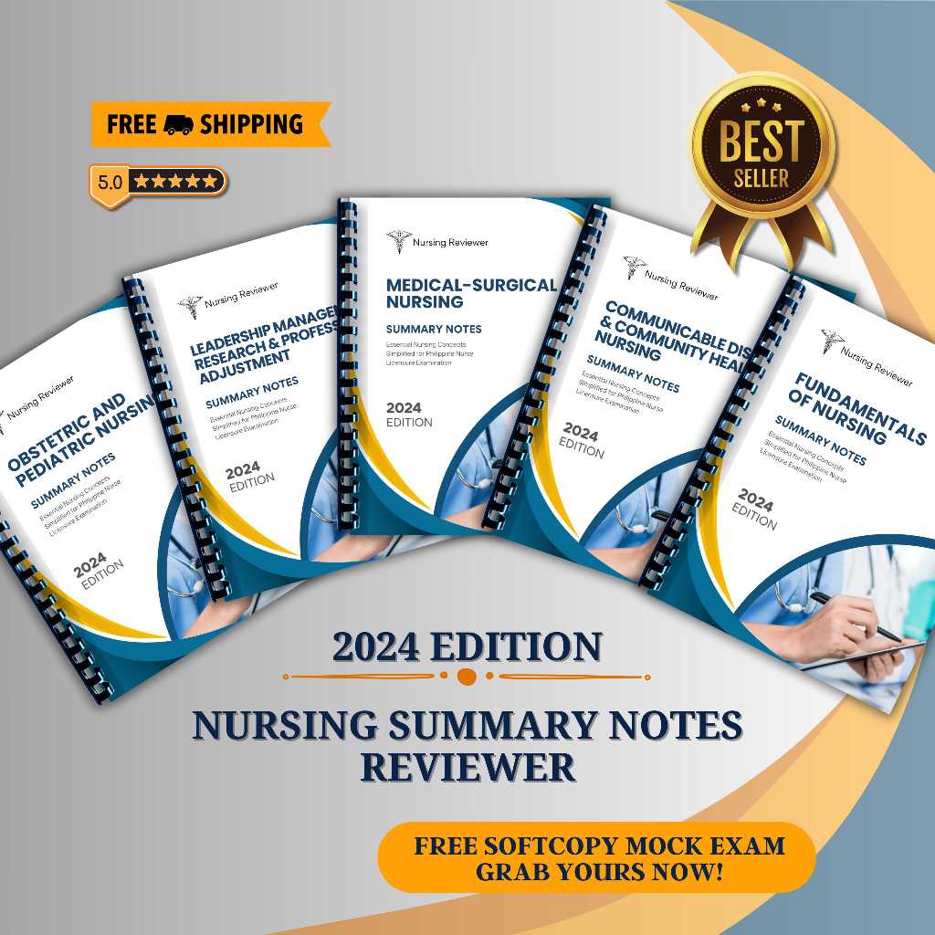 Nursing Summary Notes Reviewer 2024 Edition for Nursing Licensure ...