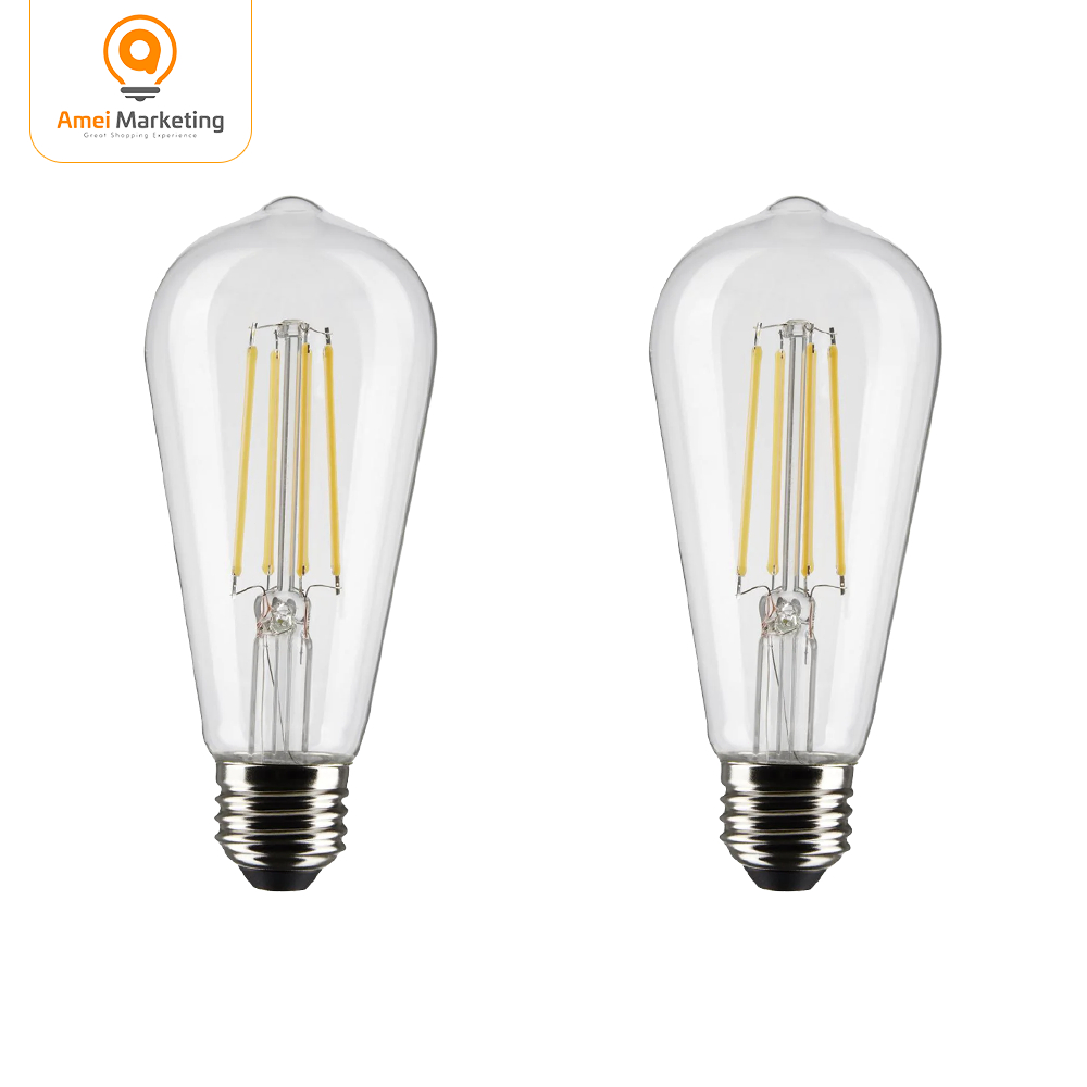 AMEI Retro LED Filament Bulb Lamp / Vintage Light Edison Bulb Aesthetic ...