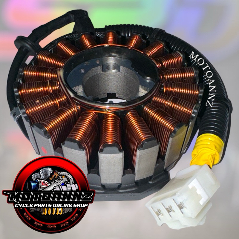 STATOR COIL ASSY YAMAHA NMAX V2 | AEROX V2 (18COILS) | Shopee Malaysia