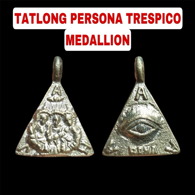 Tatlong Persona Trespico Roma Small Medallion with Oracion | Shopee ...
