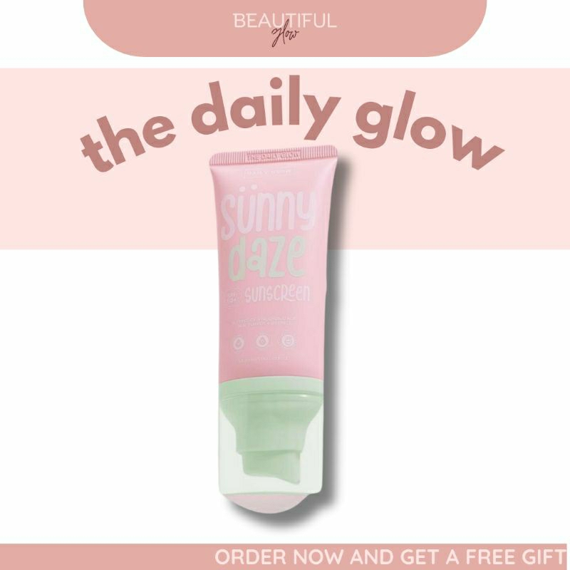 The Daily Glow Sunny Daze Sunscreen SPF50 | Shopee Malaysia
