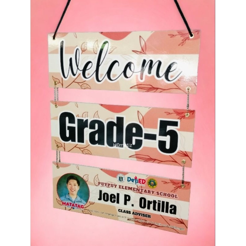 Welcome Door Hang Nameplate / Wellcome Signage Name Plate | Shopee Malaysia