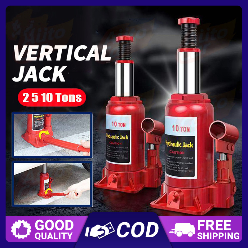 Car Hydraulic Jack 2 5 10 Tons Heavy Duty Car Jack Bottle Jack Vertical ...