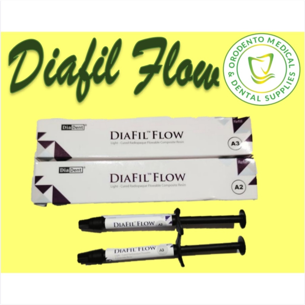 Diadent Diafil Flow Light-Cured Radiopaque Flowable Composite Resin A2 & A3 | Shopee Malaysia
