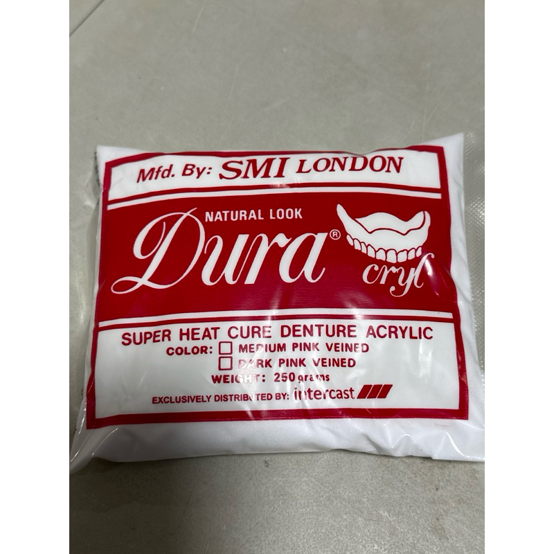 DURA Denture acrylic self cure/heat cure powder | Shopee Malaysia