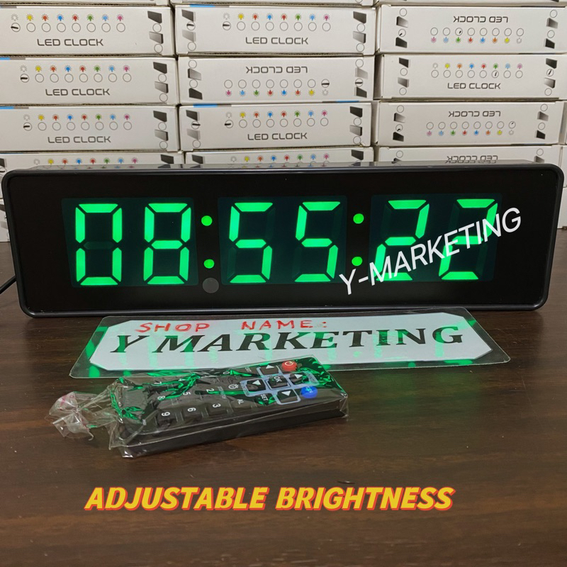 (120) Digital Clock with TIMER / COUNT-DOWN / STOP-Watch (RED LIGHT ...