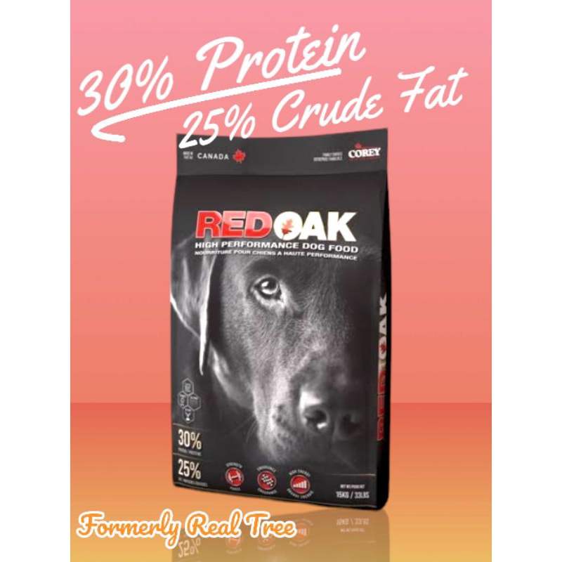 HIGH PERFORMANCE DOG FOOD - RED OAK (REALTREE) ALL STAGES repack 1kg to ...