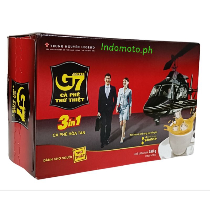 Trung Nguyen Legend G7 Real Coffee 3-in-1 Instant Coffee 288 g (18 sachets x 16 g) | Shopee Malaysia