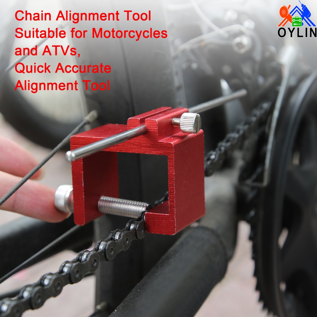 Motorcycle Heavy Duty Chain Sprocket Adjusting Alignment Tools ...