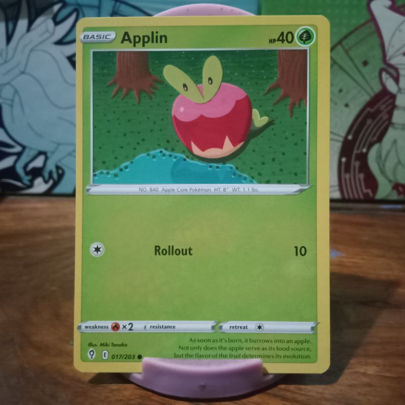 Applin - 17/203 - Common Evolving Skies Pokemon TCG | Shopee Malaysia