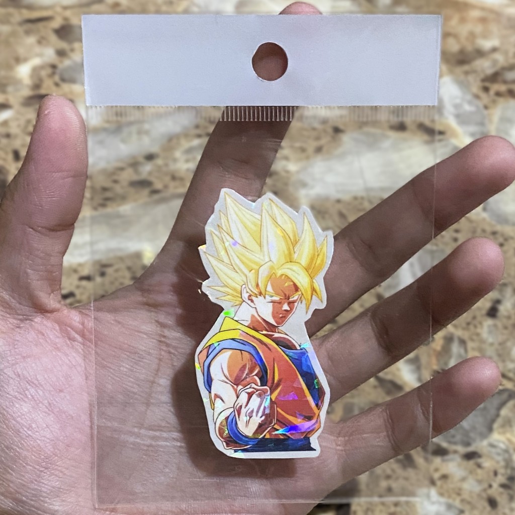sticker dragonball goku super saiyan anime decals stickers decal laptop ...