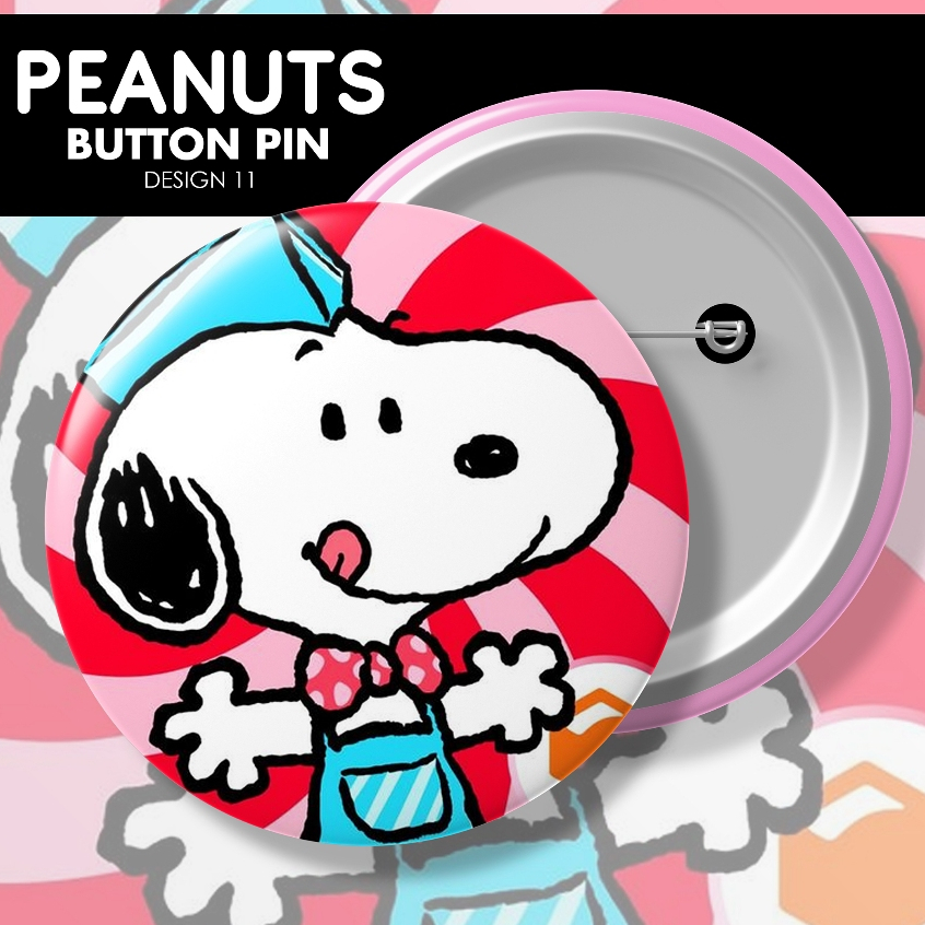 Snoopy Peanuts Button Pin | Shopee Malaysia