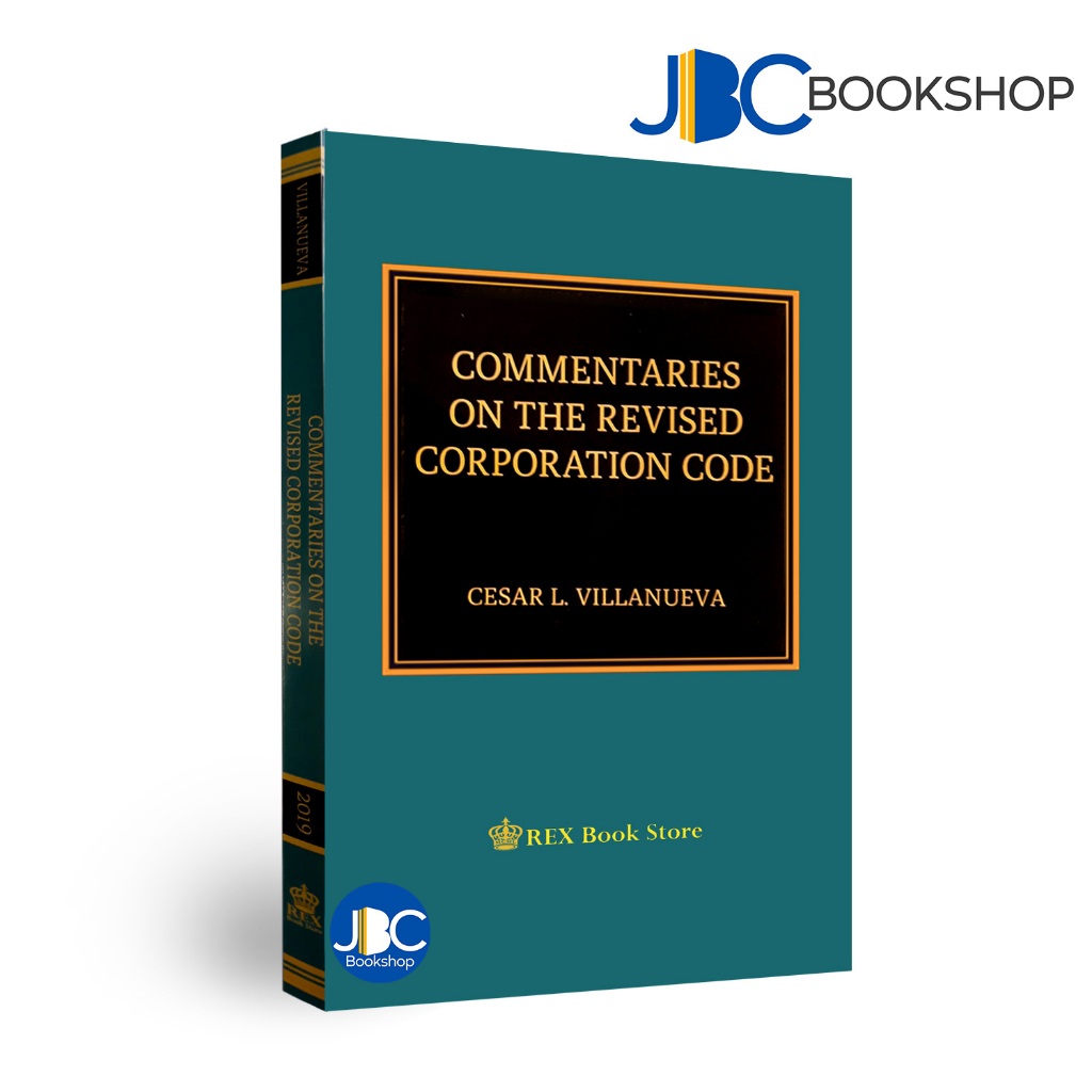 Commentaries on the Revised Corporation Code by Villanueva | Shopee ...