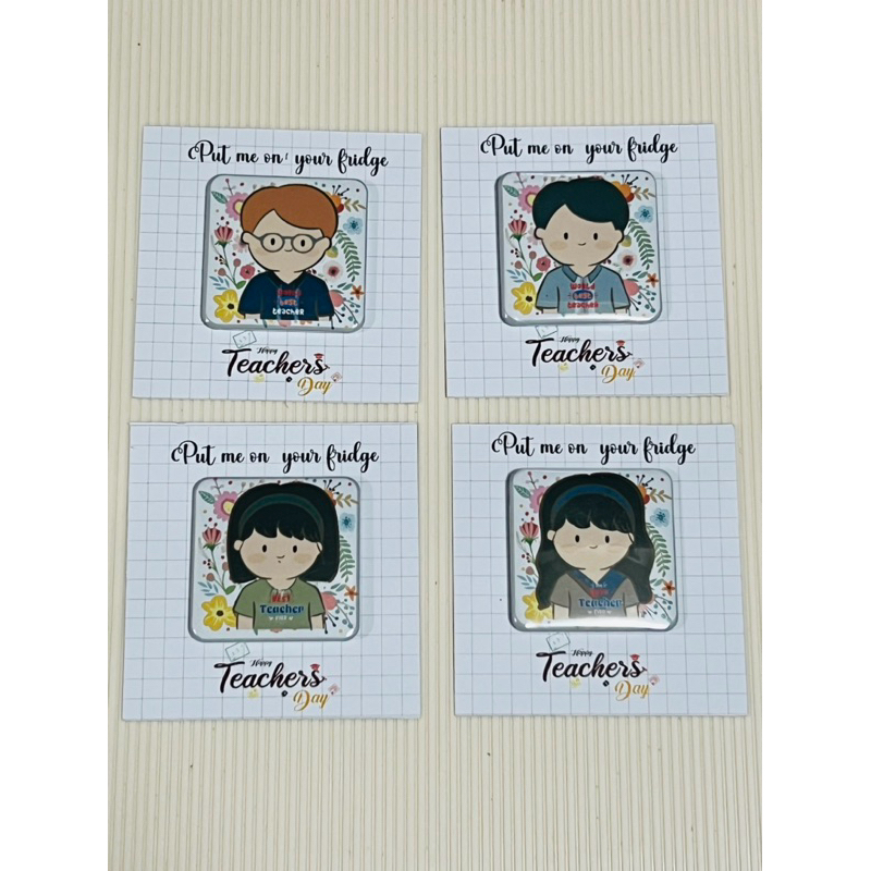 TEACHERS DAY SQUARE REF MAGNET | Shopee Malaysia