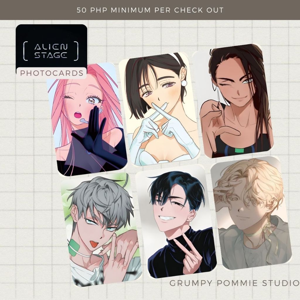 Alien Stage Holographic 650 GSM Thick Photocards [UNOFFICIAL / FANMADE ...