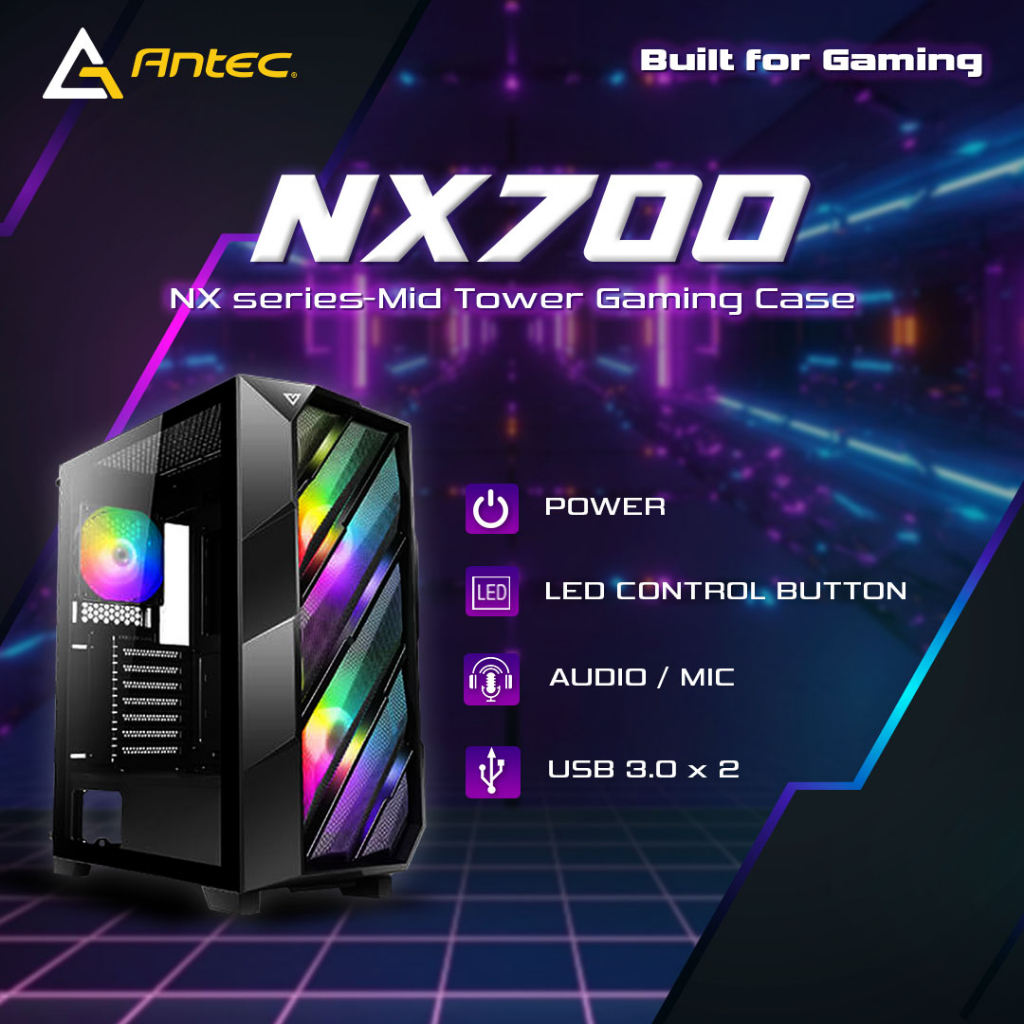 Antec NX700 NX Series-Mid Tower Gaming Case | Shopee Malaysia