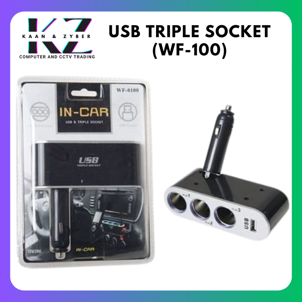 USB TRIPLE SOCKET (WF-100) | Shopee Malaysia