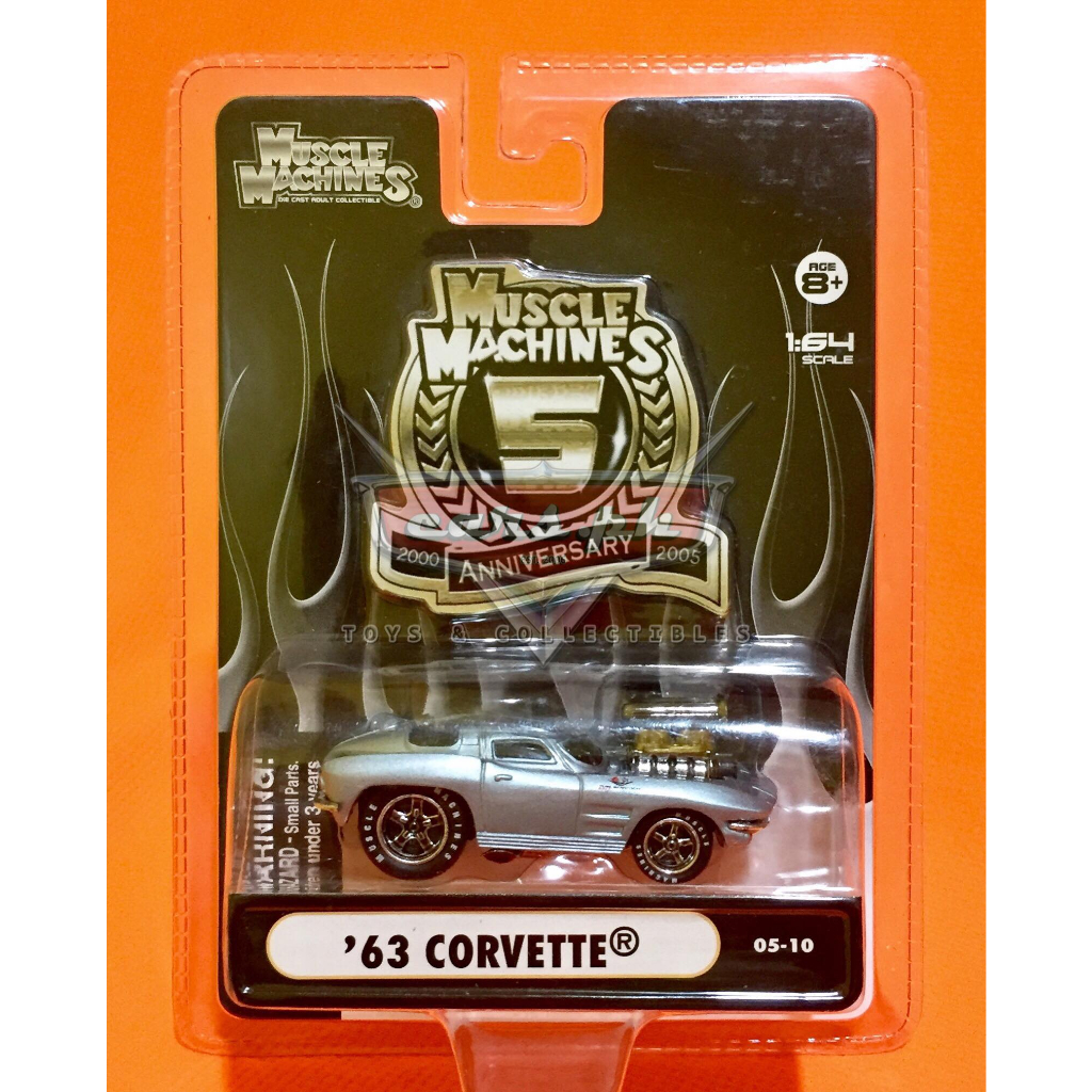 Muscle Machines 5th Anniversary Edition 1963 Corvette | Shopee Malaysia