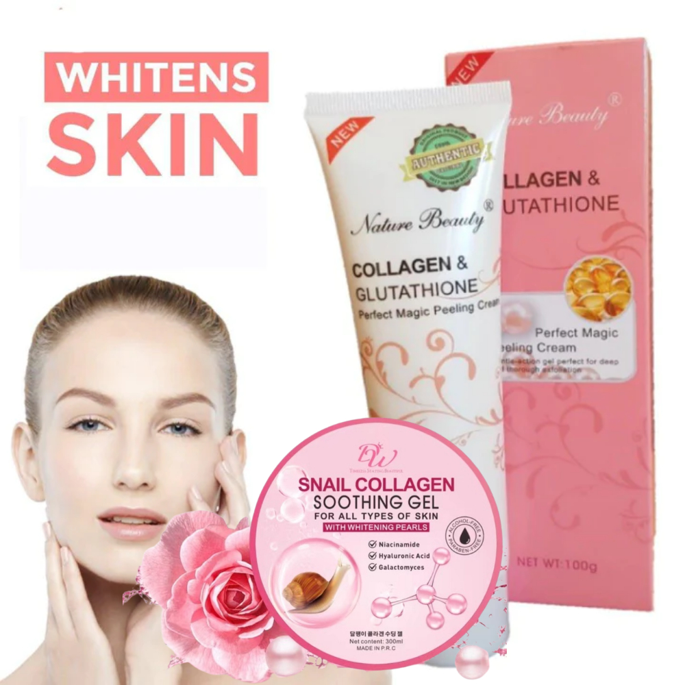Nature Beauty Collagen With Glutathione FREE DW Snail Collagen Perfect ...