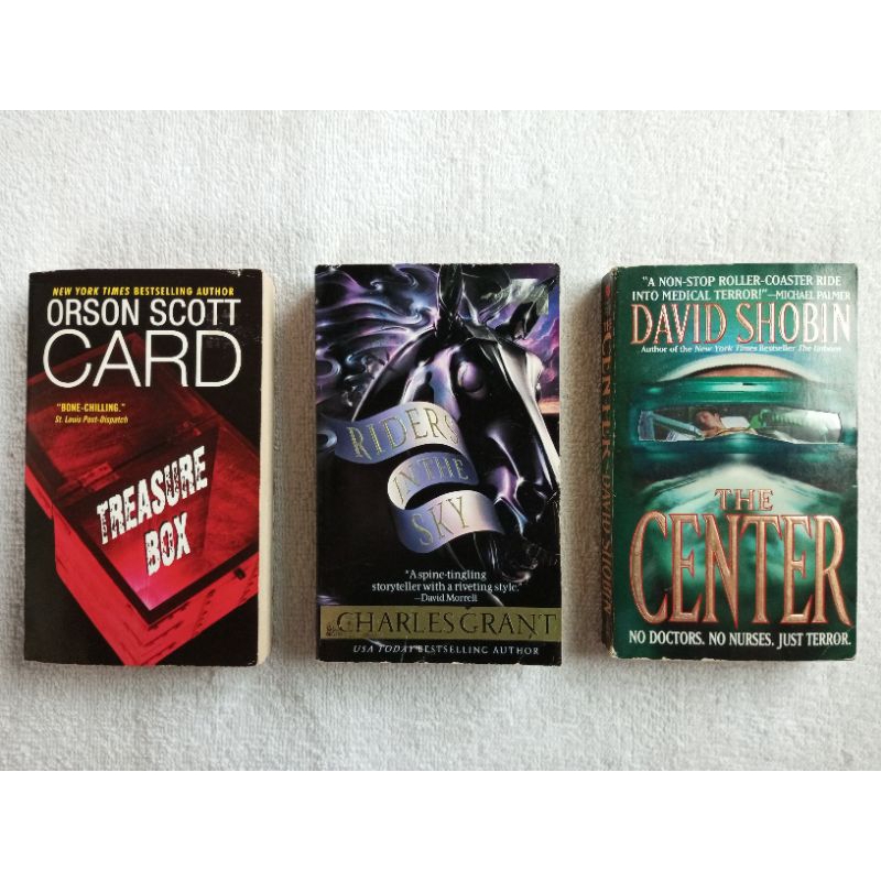 1990s - Orson Scott Card, Charles Grant, David Shobin (Medical thriller ...