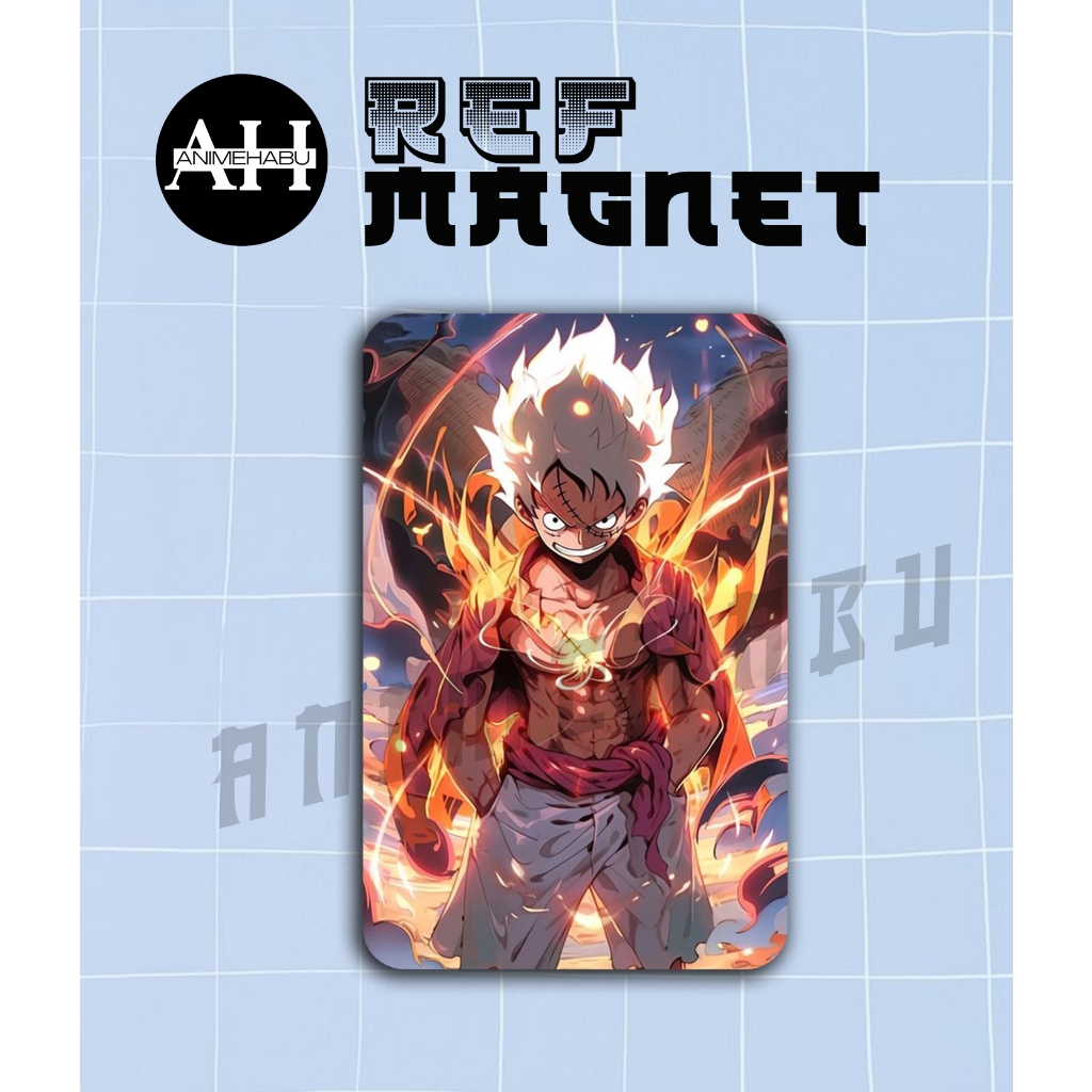 Luffy Gear 5 One Piece Anime Ref Magnet Waterproof [High Quality ...
