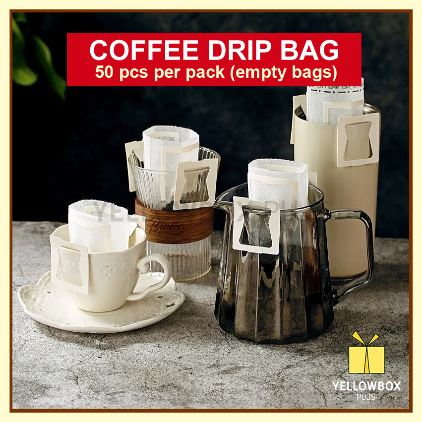 Coffee drip bag empty 50pcs coffee filter drip paper coffee filter ...