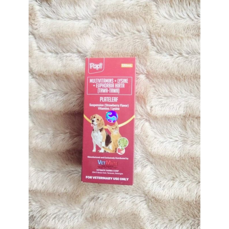 PAPI PLATELEAF 120ml for Cats and Dogs(TawaTawa) | Shopee Malaysia