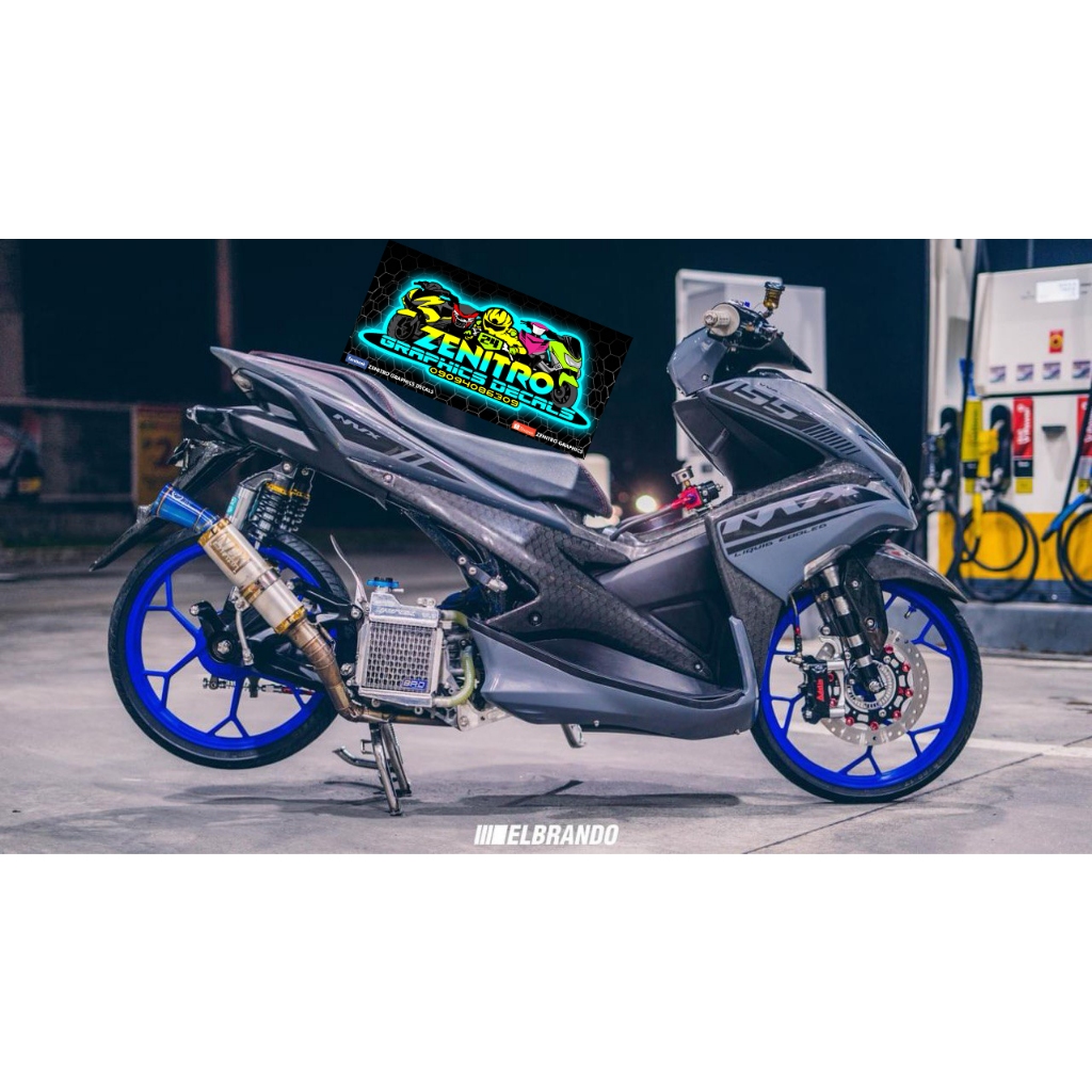 NVX X TRANSPARENT DECALS FOR AEROX V1 | Shopee Malaysia